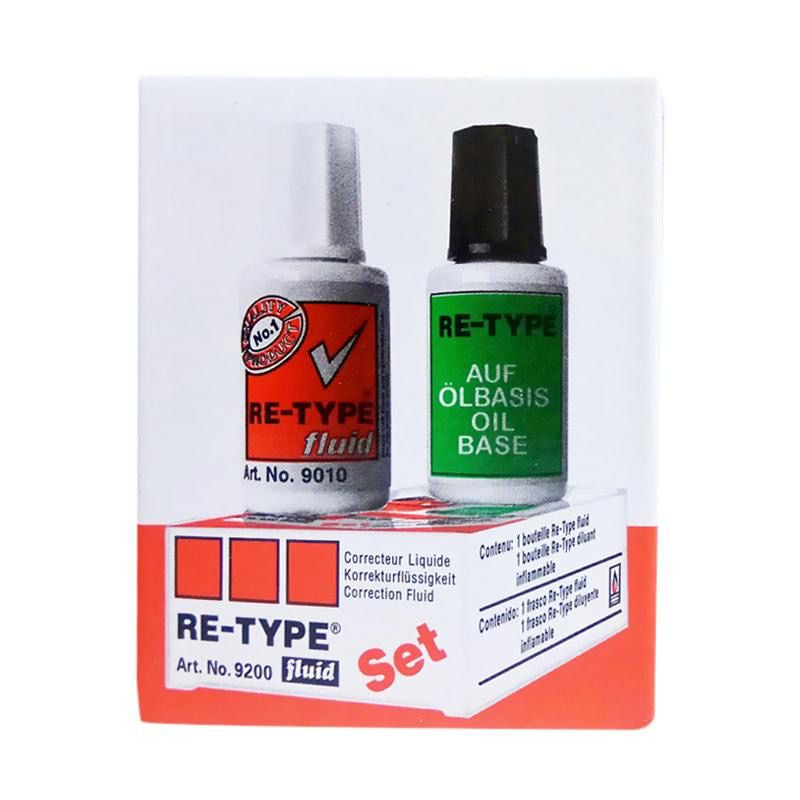 Jual TIPEX CAIR KUAS CORRECTION FLUID RE-TYPE | Shopee Indonesia