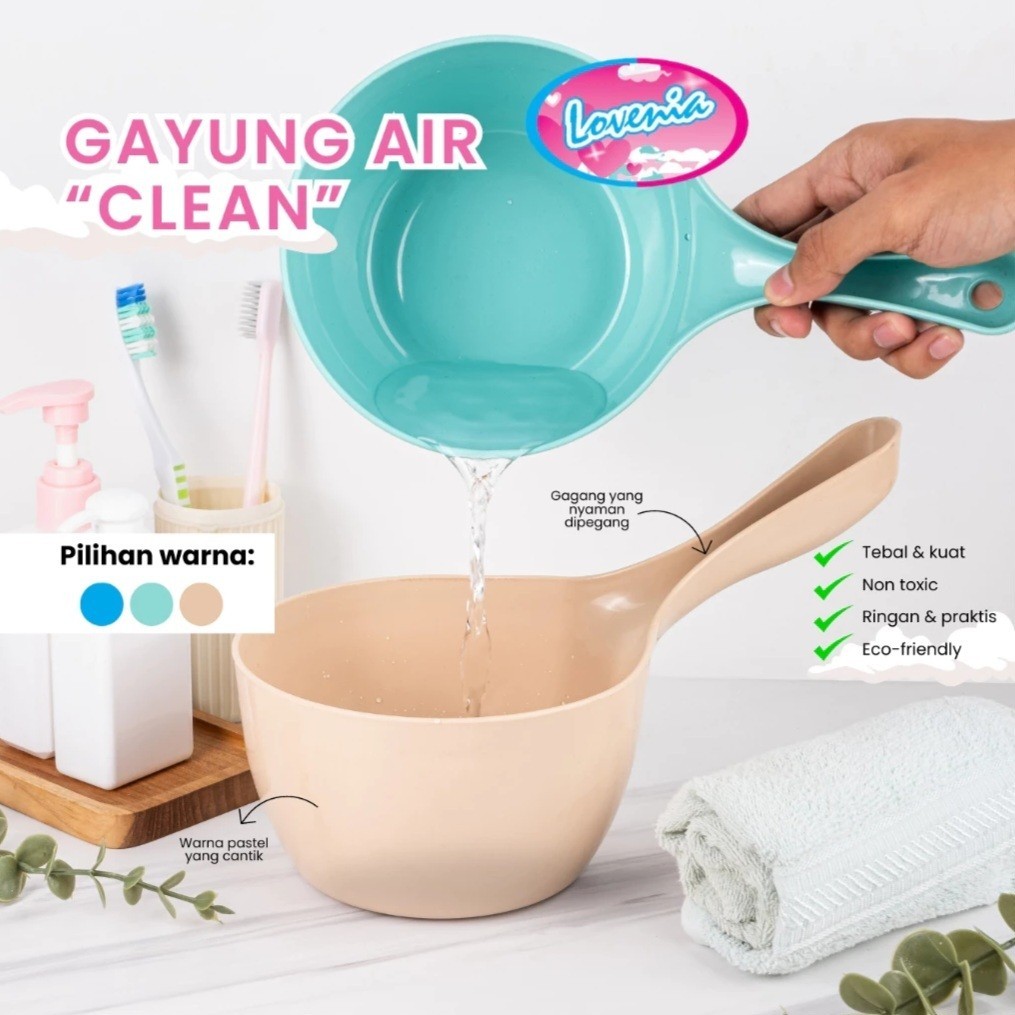 Jual promo paket murah - Gayung Mandi Centong Air Warna Pastel Clean ...