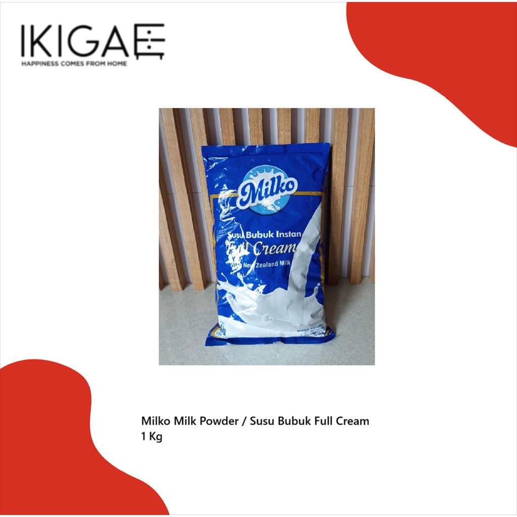 Jual MILKO SUSU BUBUK INSTAN FULL CREAM / MILK POWDER / NZMP 1 KG ...
