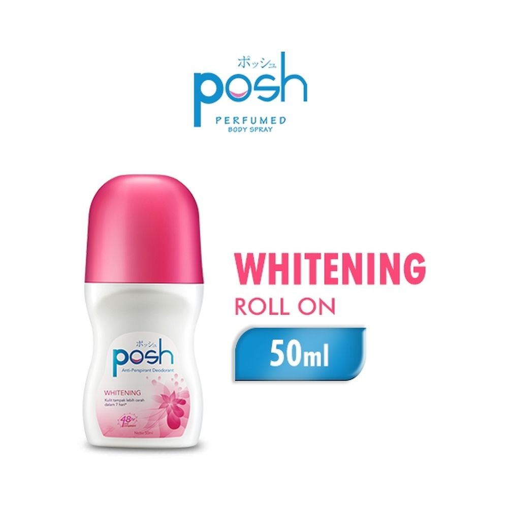 Jual POSH DEO ROLL ON WHITENING 50mL | Shopee Indonesia