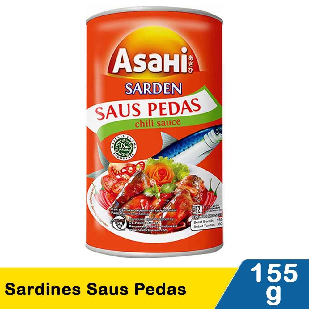 Jual ASAHI SARDINES SAUS PEDAS 155g | Shopee Indonesia