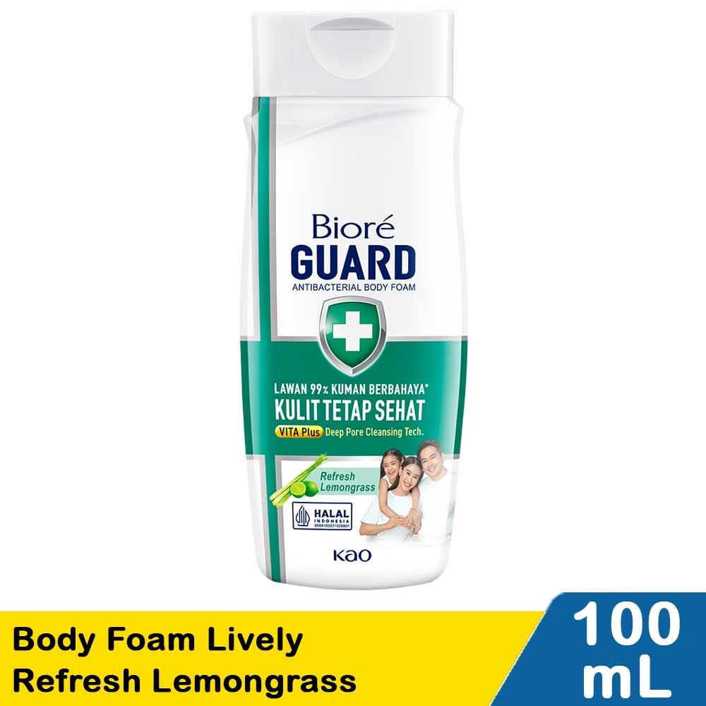Jual KAO BIORE BODY FOAM LIVELY REFRESH 100mL | Shopee Indonesia