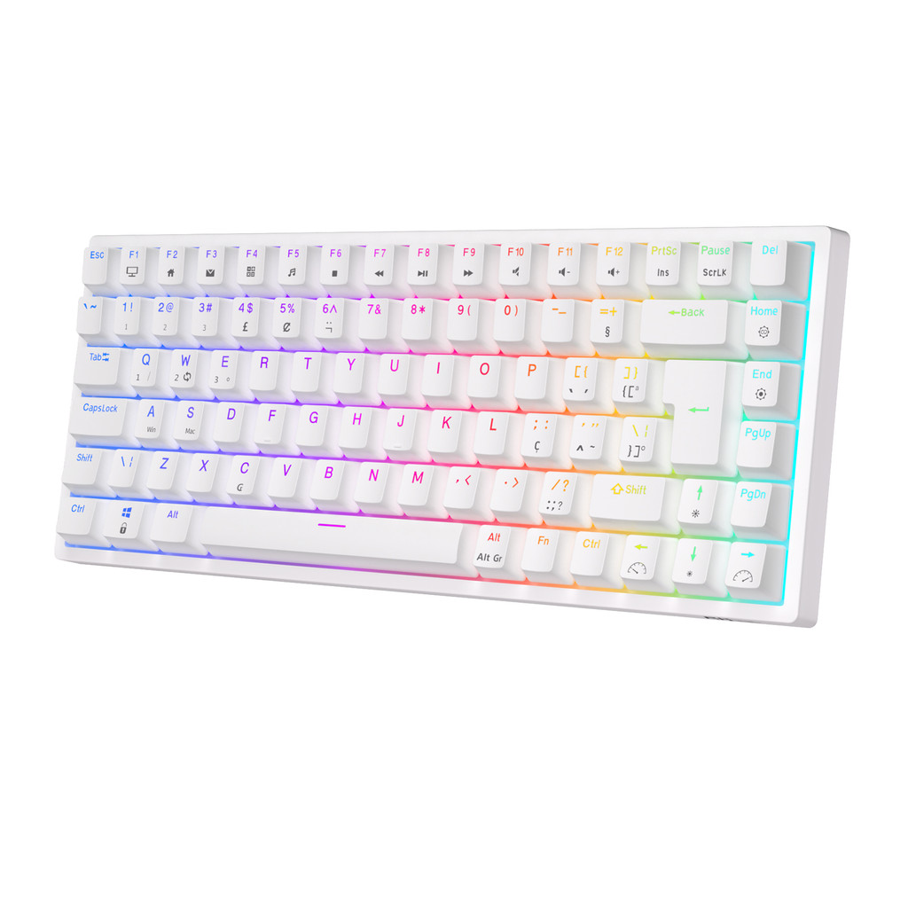 Jual RK84 Royal Kludge Brazilian Wireless Gaming Keyboard 84 Keys RGB ...