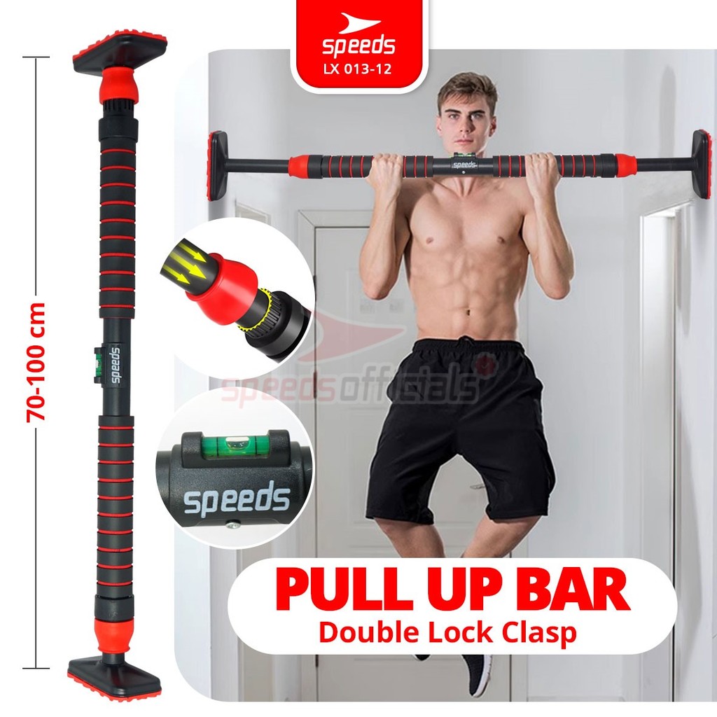 Jual SPEEDS Pull Up Bar Door Chinning Bar Adjustable Alat Latihan ...