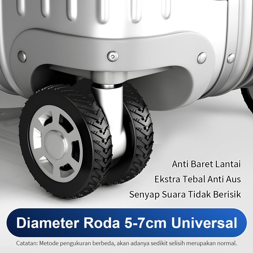 Jual YD Silikon Pelindung Roda Koper 360 Luggage Trolley Wheel Kursi ...