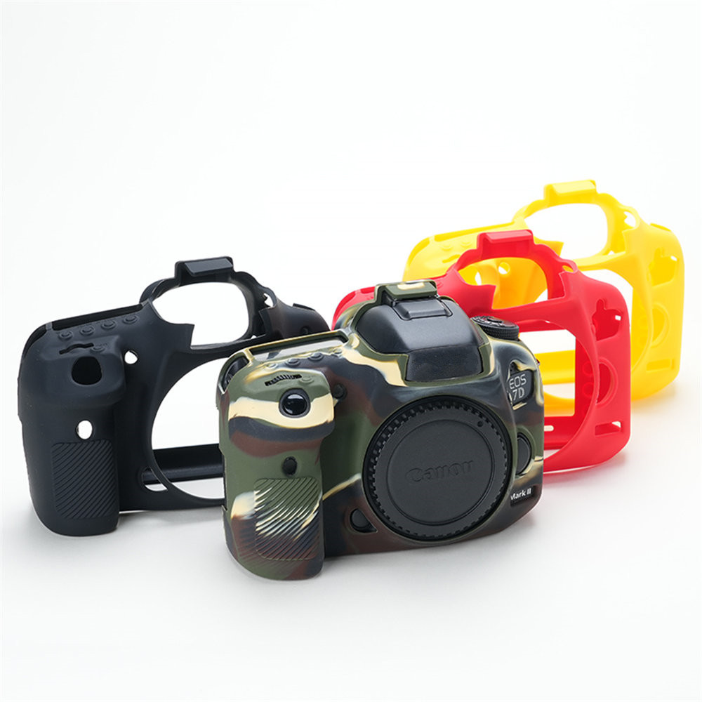 Jual Soft Silicone Armor Camera Body Case For Canon EOS 5D2 5D3 5D4 6D ...
