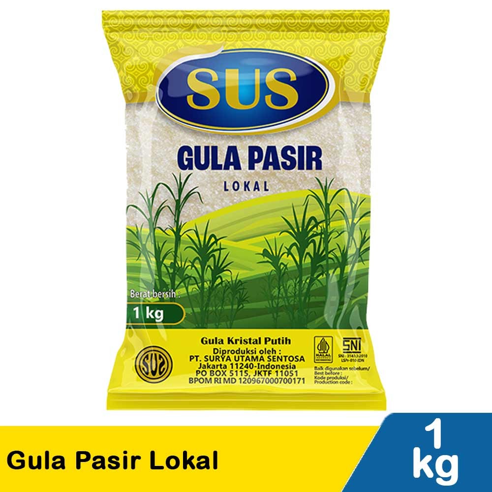 Jual SUS GULA PASIR LOKAL KUNING 1kg | Shopee Indonesia