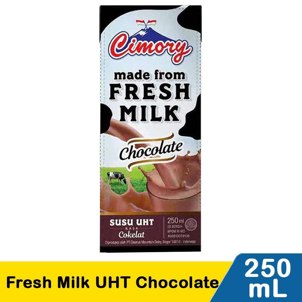 Jual CIMORY FRESH MILK UHT CHOCOLATE 250mL | Shopee Indonesia