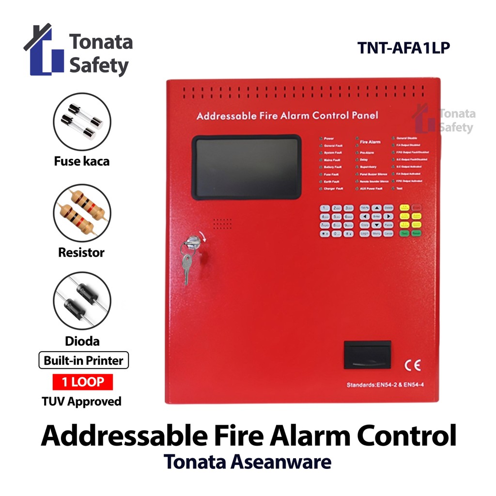 Jual Tonata Fire Alarm Control Panel Addressable Sistem Alarm Kebakaran ...