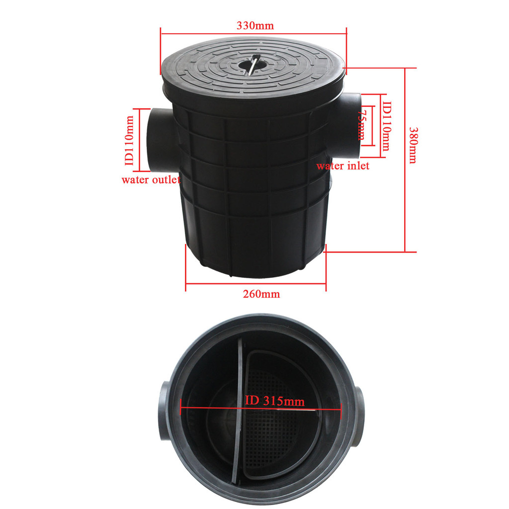 Jual Underground grease trap HDPE grease separator kitchen sink for ...