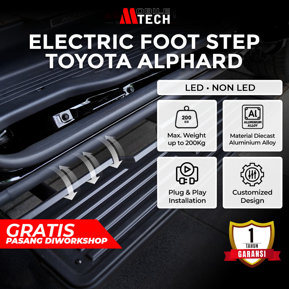 Jual Electric Footstep New Alphard Mobiletech | Shopee Indonesia