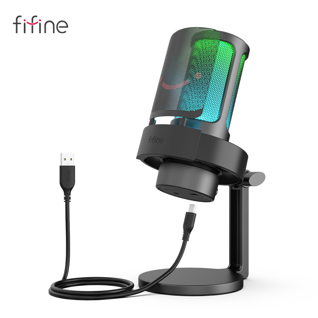 Jual FIFINE USB Microphone for Recording and Streaming on PC and Mac ...