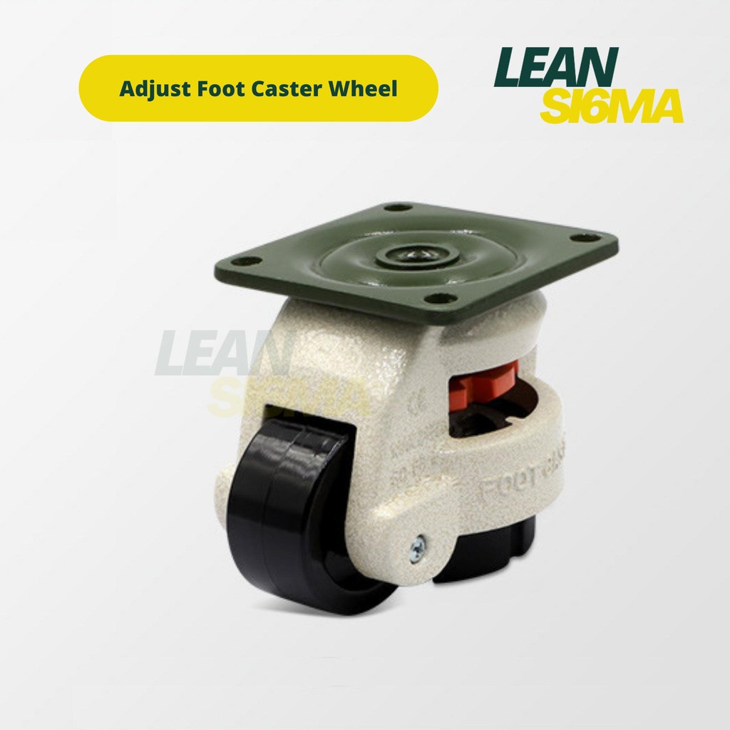 Jual Castor Wheel With Leveling Mounts Swivel Type Roda Kastor ...