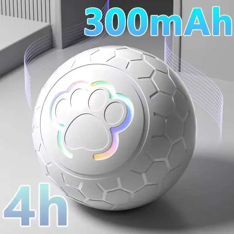 Jual Interactive Pet Toy Ball Smart Dog Toy Ball Electronic USB ...