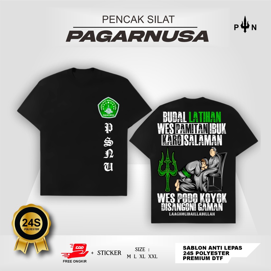 Jual KAOS PAGAR NUSA PSNU BUDAL LATIHAN WES PAMITAN IBUK KARO SALAMAN ...