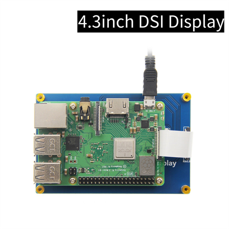Jual 4.3Inch QLED Display DSI Interface Panel Multi-Point Touch For ...