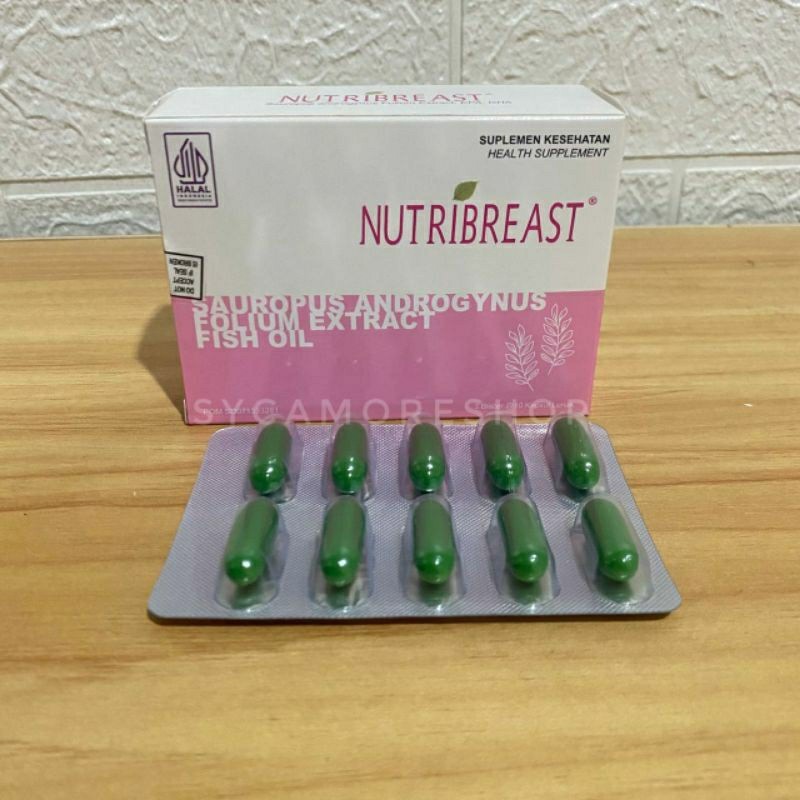 Jual Nutribreast 30 kapsul Pelancar ASI / ASI Booster + DHA | Shopee ...