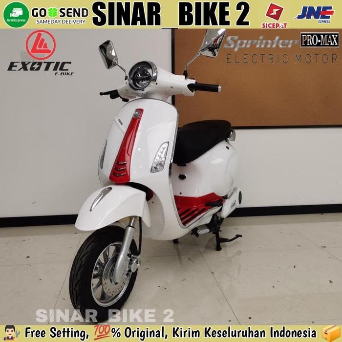 Jual PROMO Sepeda Motor Listrik EXOTIC SPRINTER PRO-MAX 1200 Watt ...