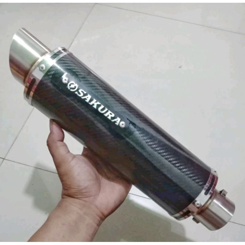 Jual ITALIKA Silincer Exhaust Recing SAKURA NINJA 250FI NINJA 250KARBU ...