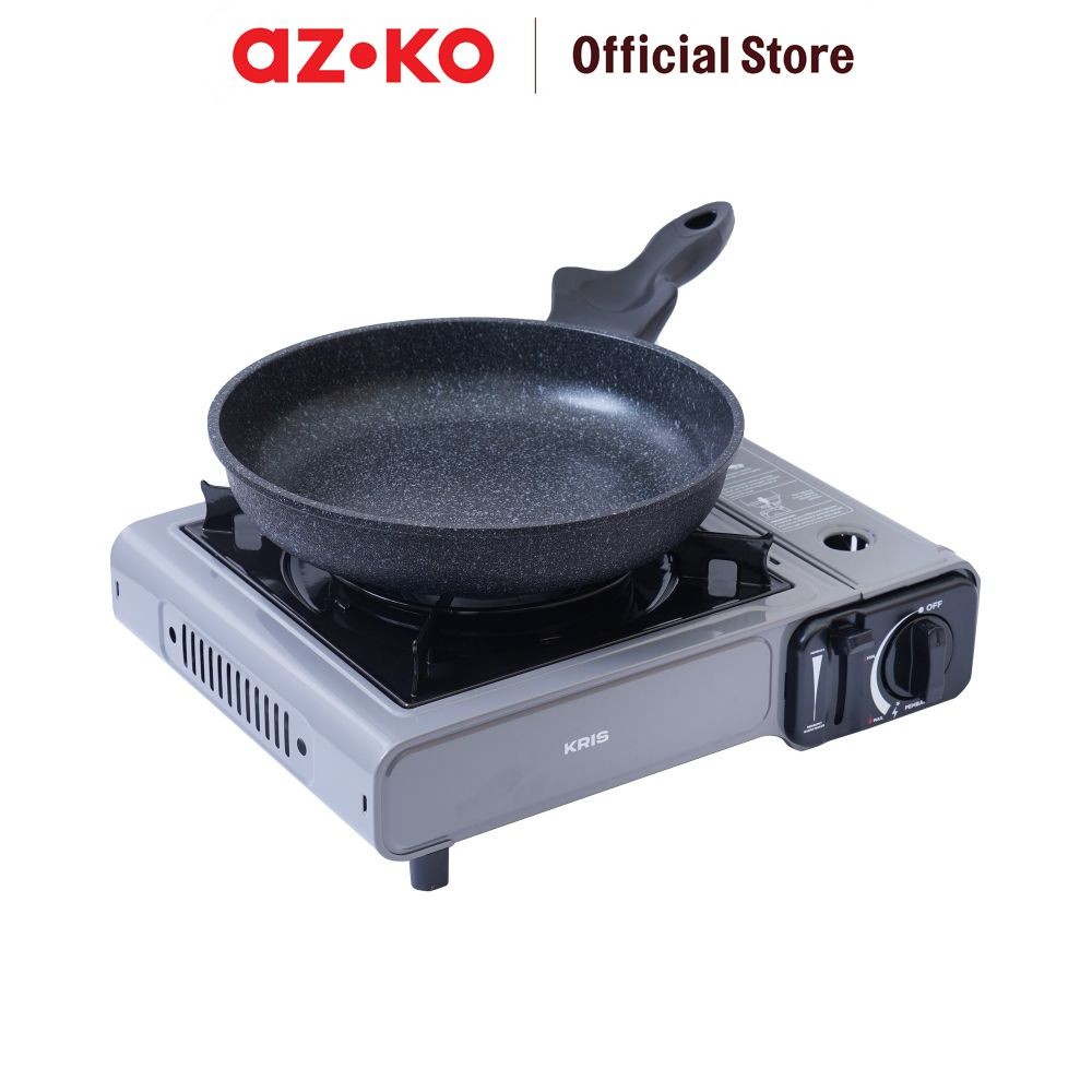 Jual AZKO Kris Kompor Gas Portable Dengan Case - Abu-Abu Travel Gas ...