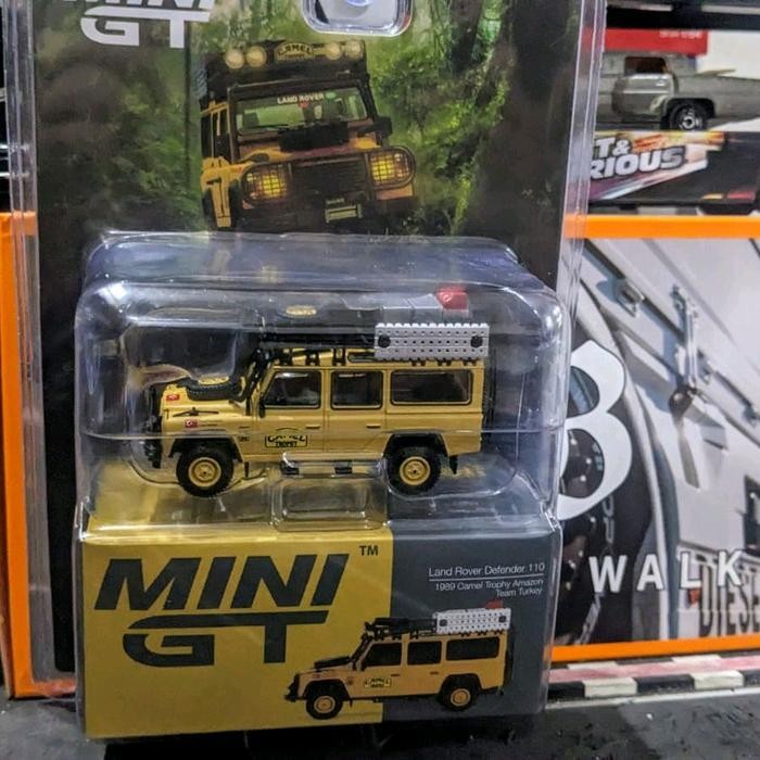 Jual ME99 Diecast Mini GT Land Rover Defender 110 1989 Camel Trophy ...