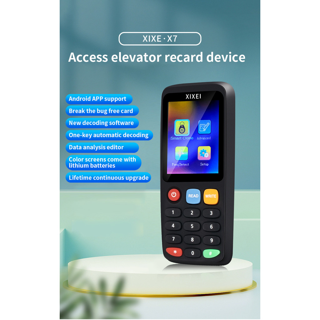Jual New Rfid Smart Card Reader X7 125khz Badge Copier 13.56mhz Nfc ...
