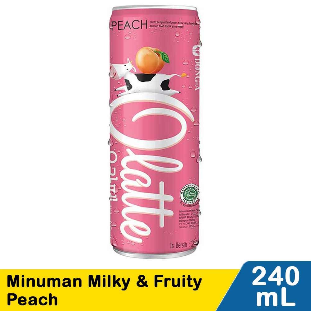 Jual OLATTE MINUMAN MILKY & FRUITY PEACH 240mL | Shopee Indonesia