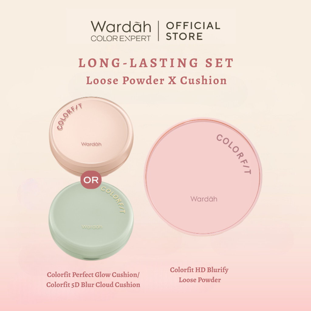 Jual WARDAH Colorfit HD Blurify Loose Powder + Colorfit Perfect Glow ...