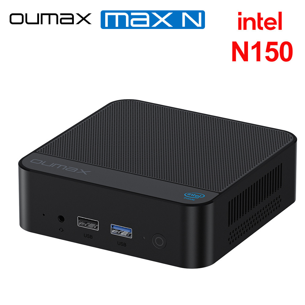 Jual 2025 OUMAX Intel Twin Lake N150 16GB 500GB Mini PC Quiet Dual ...