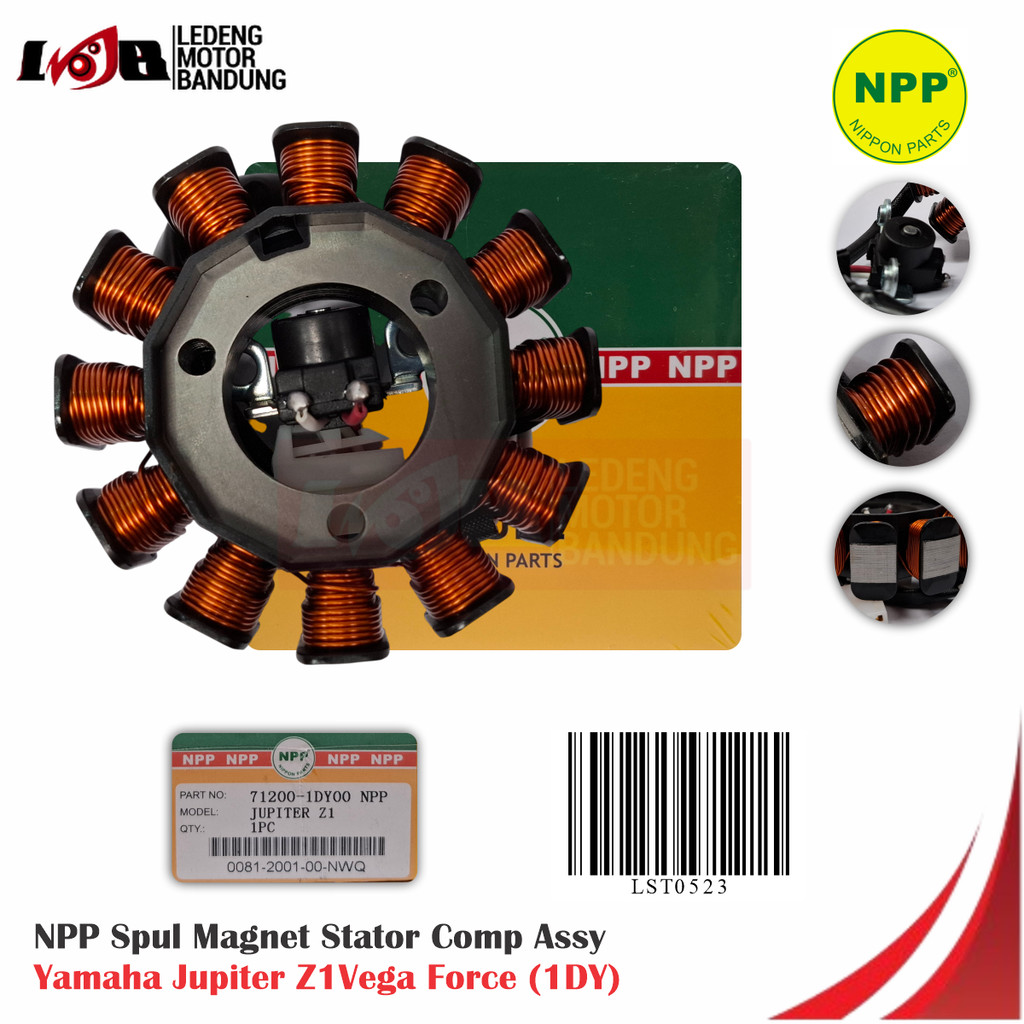 Jual NPP Spul Yamaha Jupiter Z1 Vega Force 1DY Spull Stator Comp Assy ...