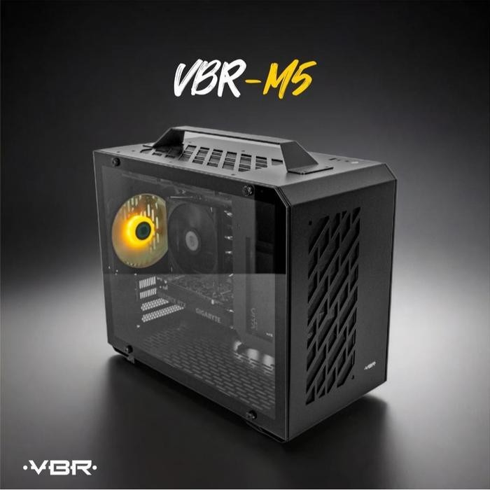 Jual VBR PC CASE MATX M5 TEMPERED GLASS W/ TYPE C | Shopee Indonesia