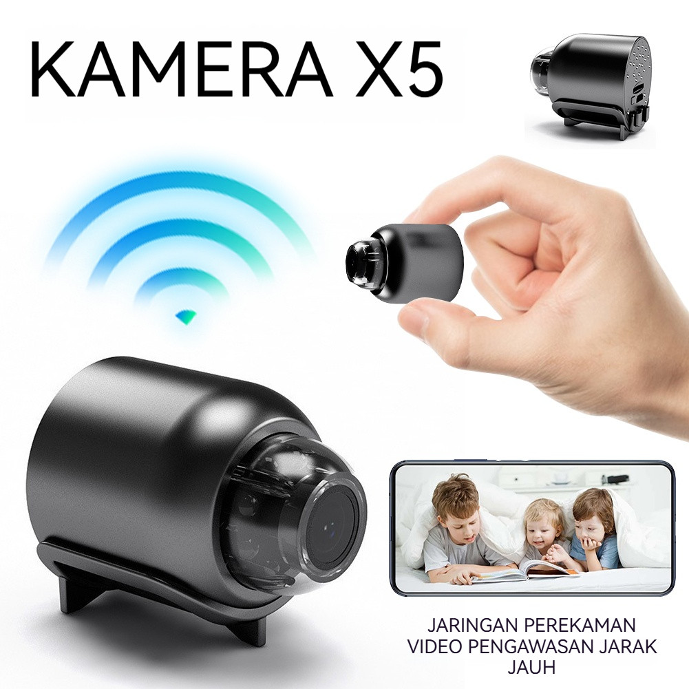 Jual X5 Kamera Mini Portable 1080P Kamera Tersembunyi Super Mini CCTV ...