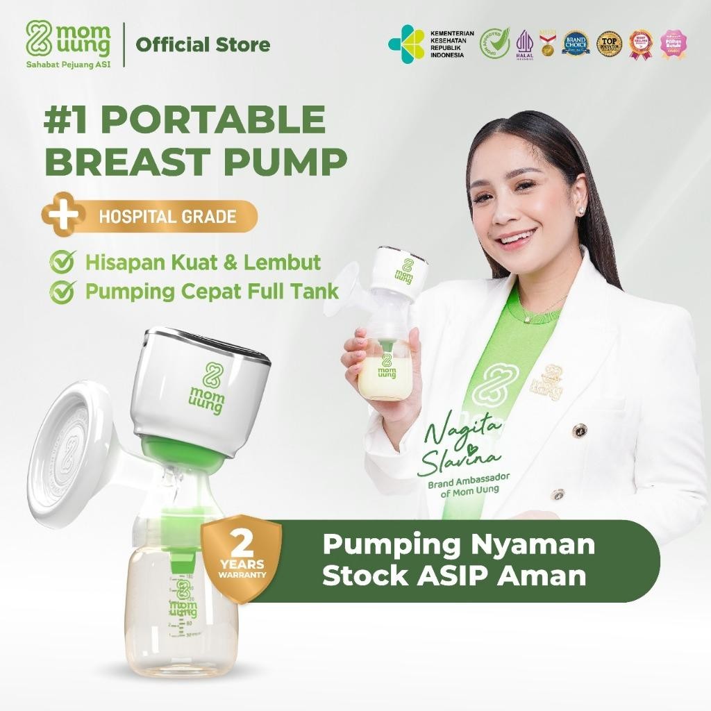 Jual Mom Uung Pompa Asi Portable Alat Pompa ASI Elektrik | Shopee Indonesia