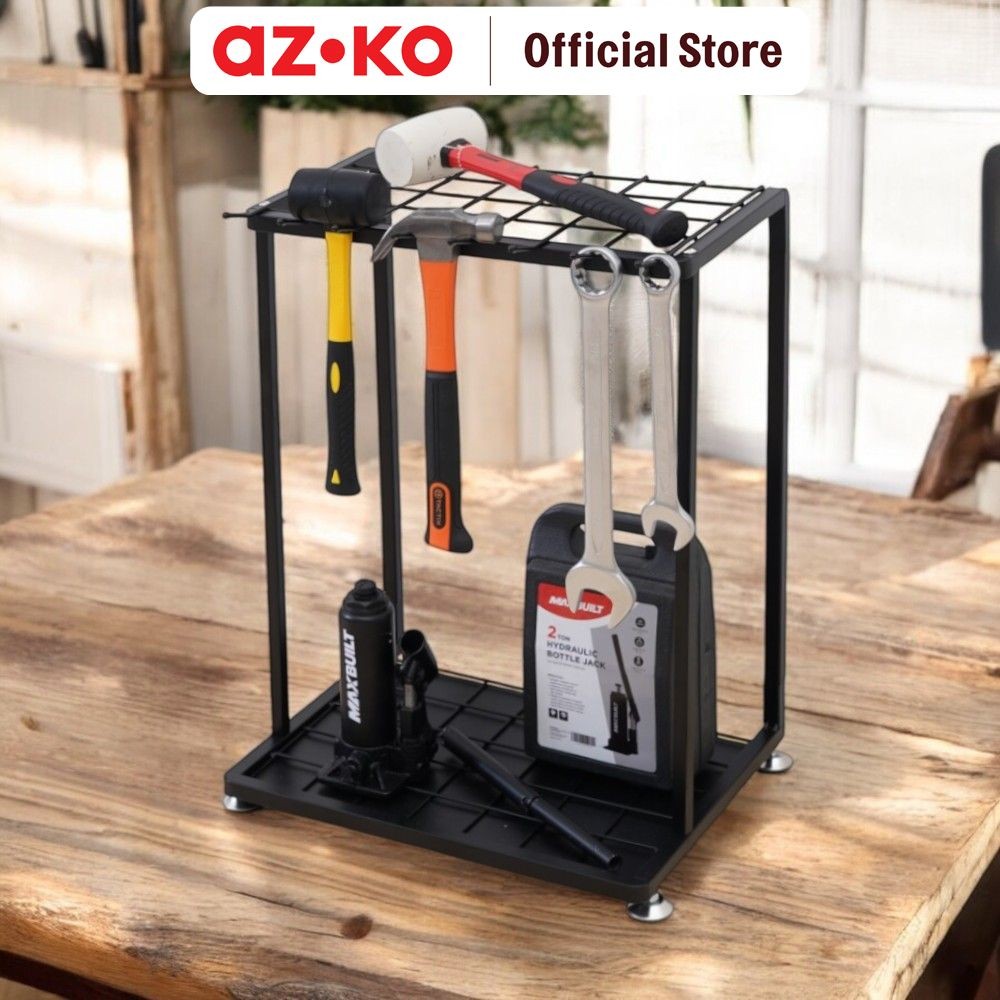 Jual AZKO Stora Rak Penyimpanan Perkakas 2 Tingkat - Hitam Tempat ...