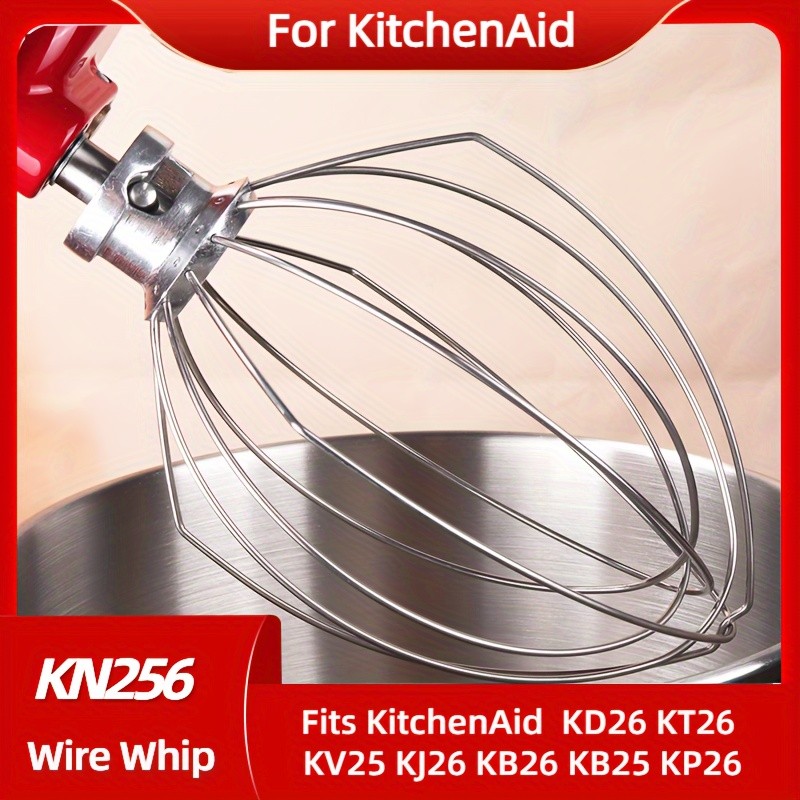 Jual KN256WW 6QT Stainless Steel Wire Whip for KitchenAid Mixer, Food ...