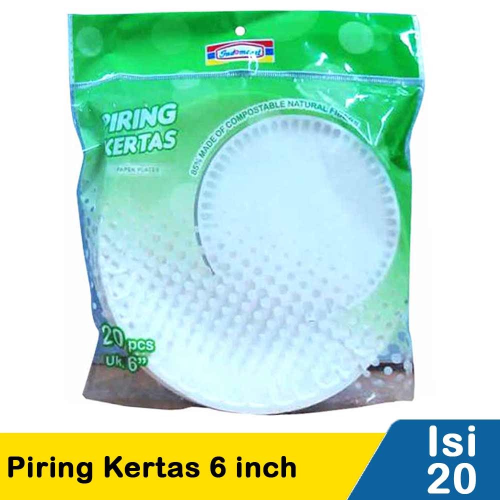 Jual INDOMARET PIRING KERTAS (20'S) 6 inch | Shopee Indonesia