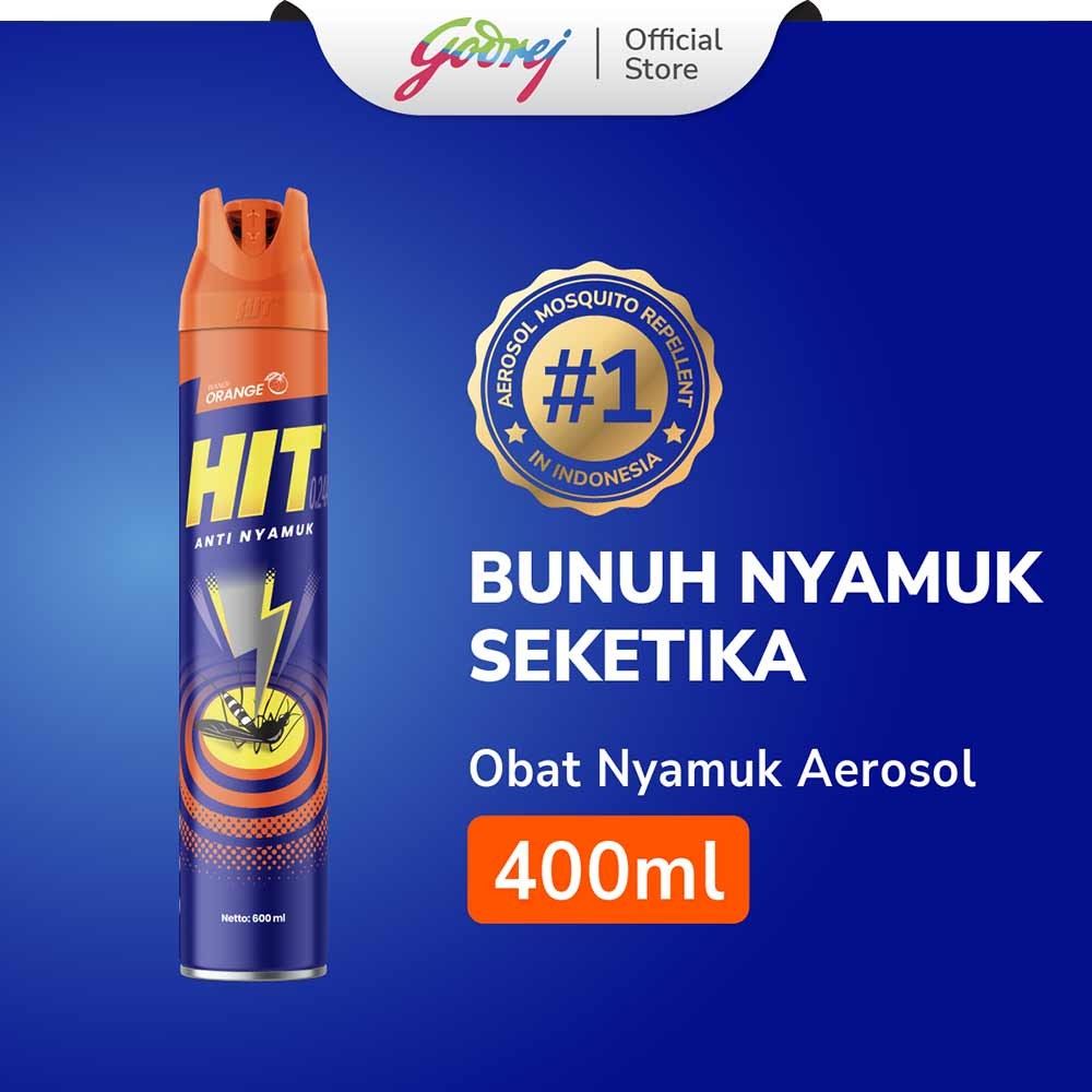 Jual HIT INSEKTISIDA SPRAY ORANGE 400mL | Shopee Indonesia