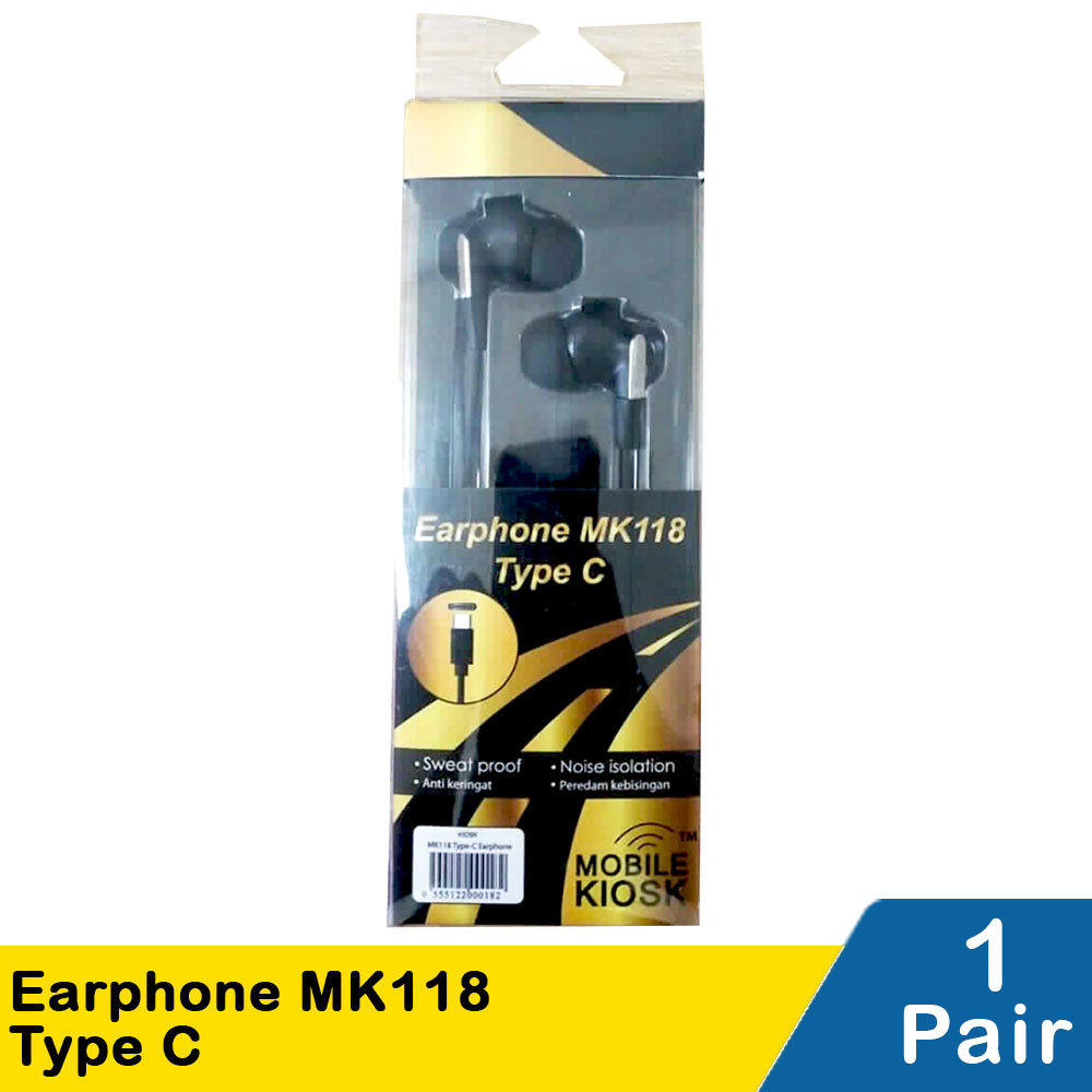 Jual MOBILE KIOSK EARPHONE MK118 TYPE C | Shopee Indonesia