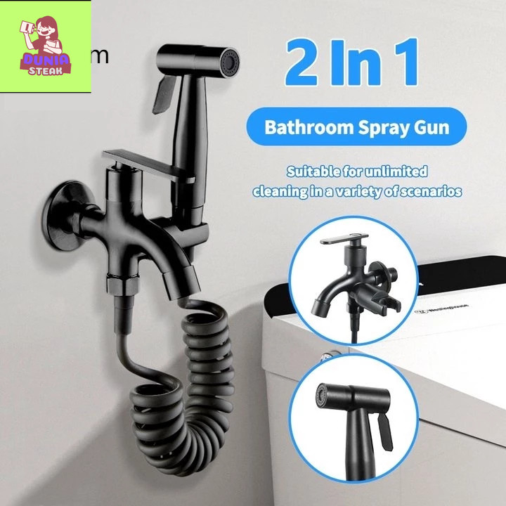 Jual Ds SUS304 1 Set Jet Shower Kloset Kran Cabang Shower Stainless Jet ...