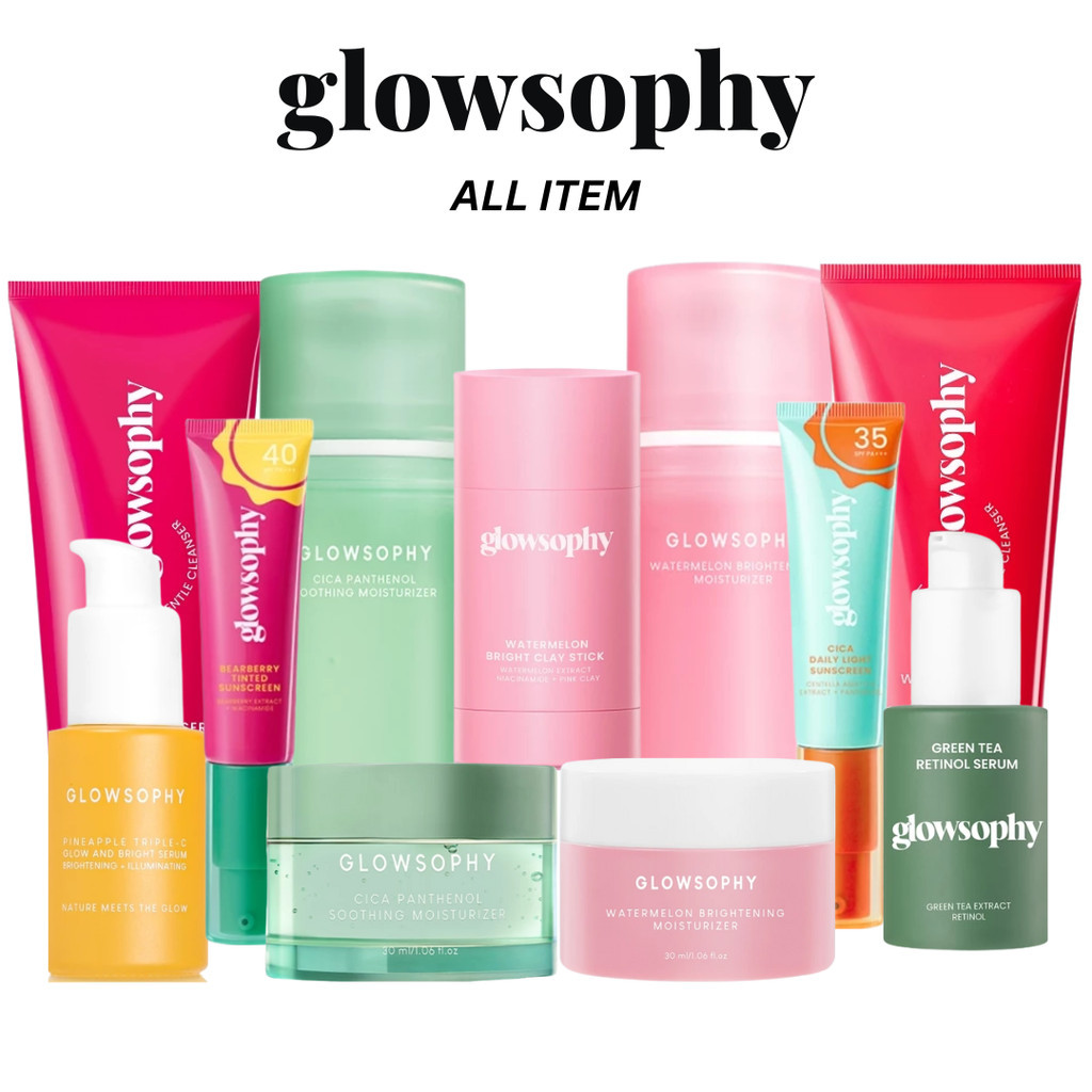 Jual [All Item] Glowsophy Watermelon Cica Moisturizer 30g 100g ...
