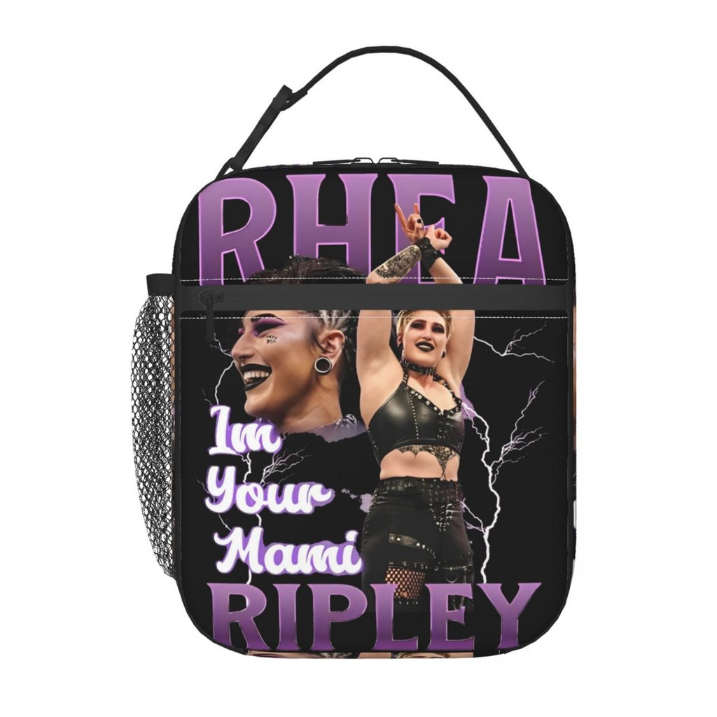 Jual Rhea Ripley Wrestling Wrestler Insulated Lunch Bag Food Container ...
