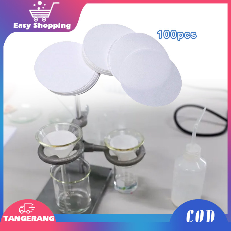 Jual Paper Filter Bulat 100pcs Kertas Saring Laboratorium Kertas ...