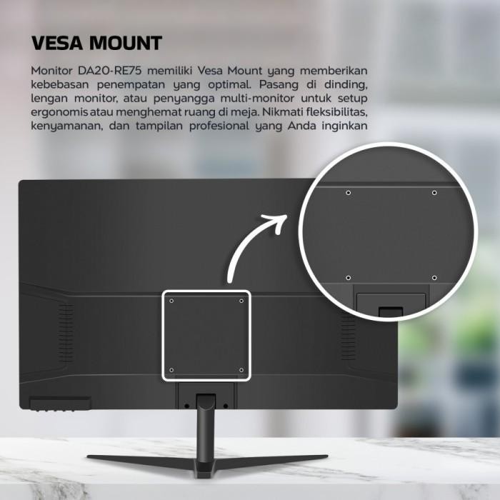 Jual DIGITAL ALLIANCE MONITOR 20 INCH TN HD 900P 5MS 100HZ DA20-BAS100 ...