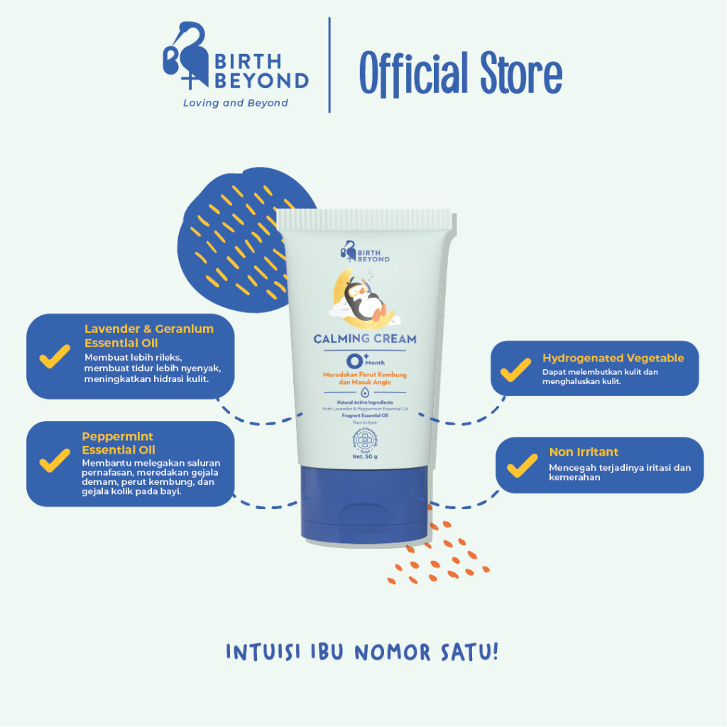Jual BiBi Birth Beyond - Calming Cream 50gr | Krim Pereda Kolik Bayi ...