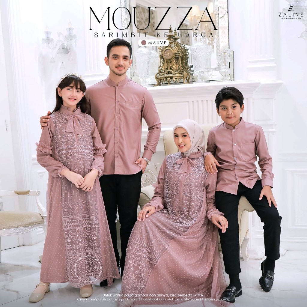 Jual ES.COLD FAMILY SET LEBARAN 2025 2026 BAJU SARIMBIT KELUARGA MUSLIM BAJU COUPLE KELUARGA ...