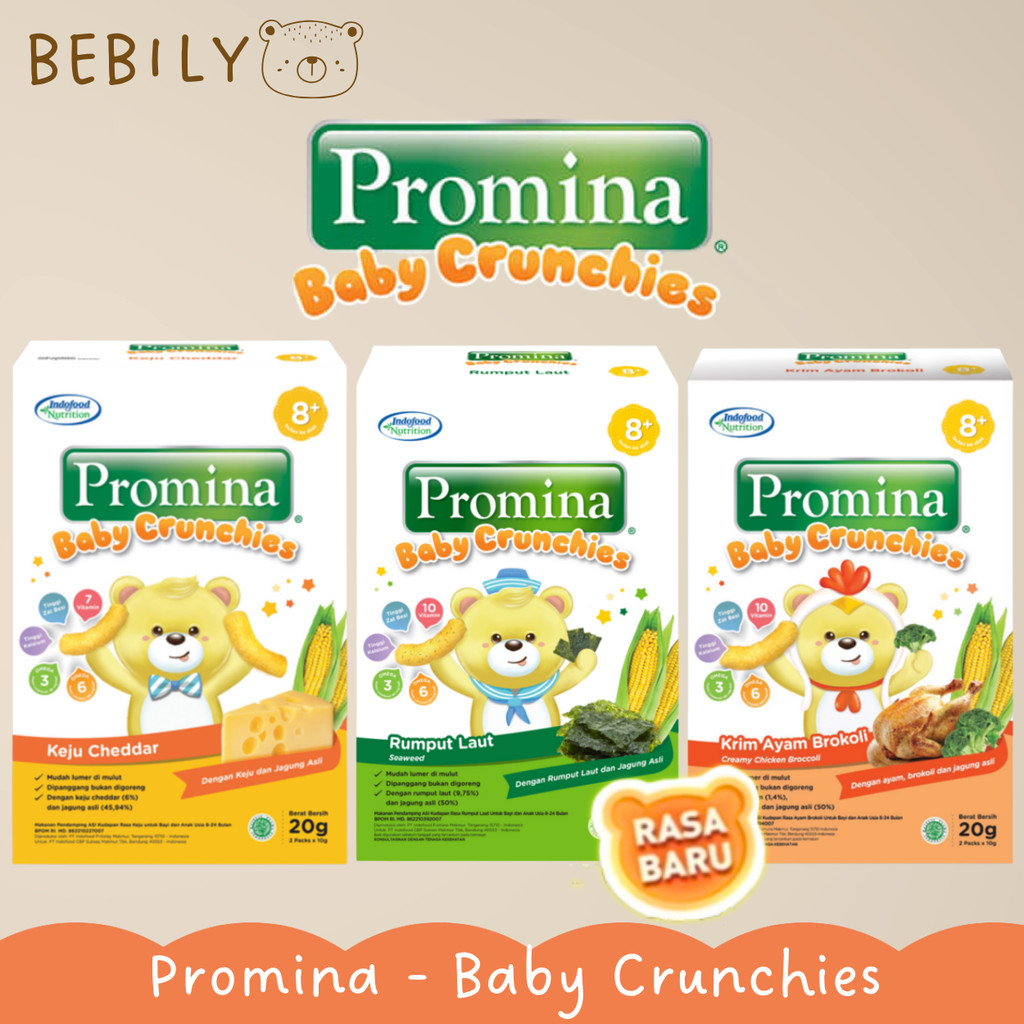 Jual PROMO Promina Baby Crunchies 20g Snack Bayi Camilan Bayi Camilan ...