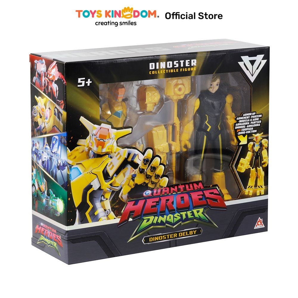 Jual Toys Kingdom Alpha Group Quantum Heroes Dinoster Armored Action ...