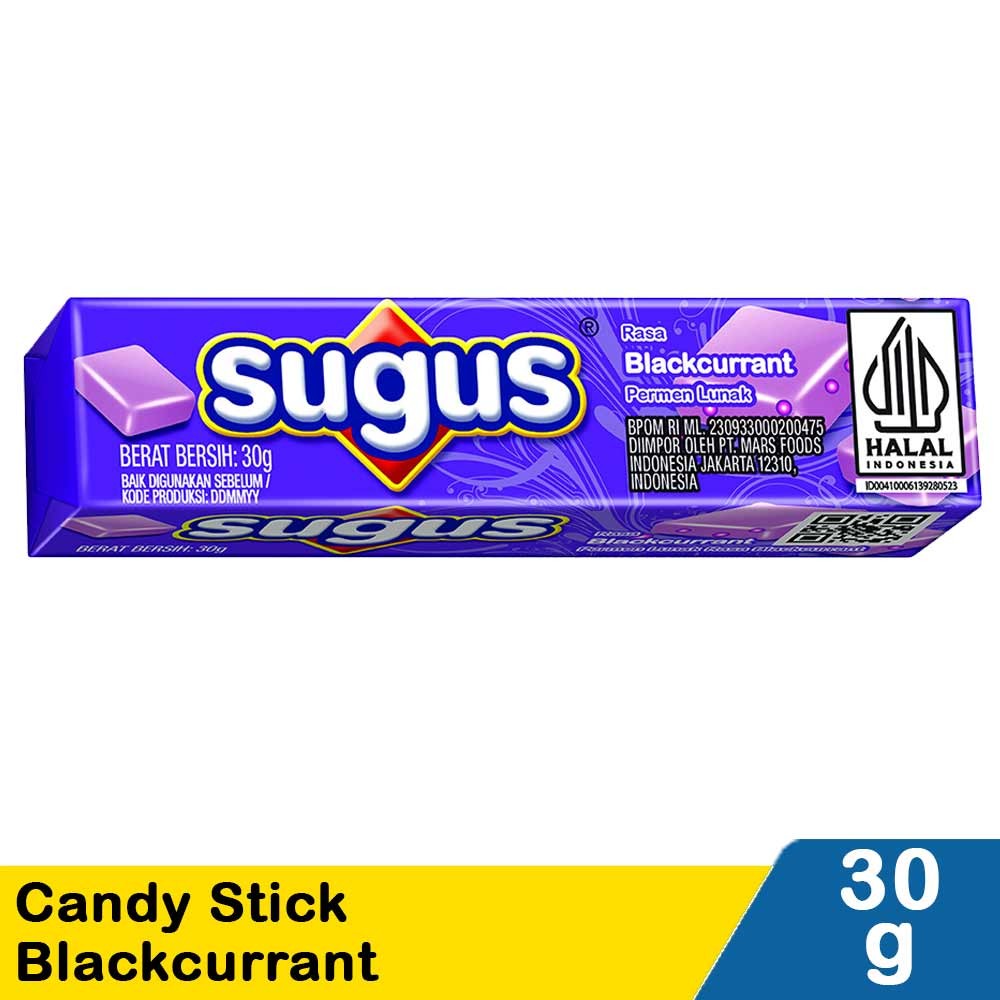 Jual SUGUS CANDY STICK BLACKCURRANT 30g | Shopee Indonesia