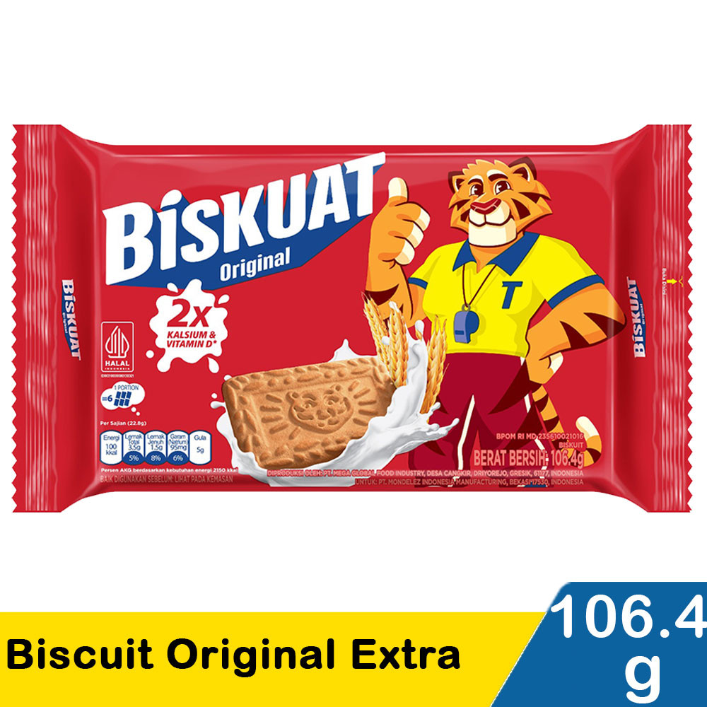 Jual BISKUAT BISCUIT ORIGINAL EXTRA 106.4g | Shopee Indonesia