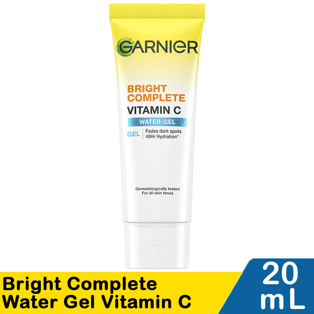 Jual GARNIER BRIGHT COMPLETE WATER GEL VITAMIN C 20mL | Shopee Indonesia